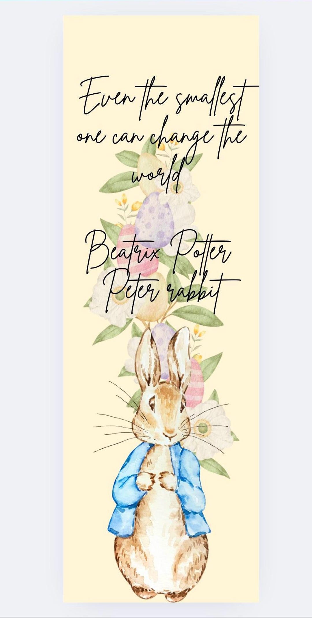 Peter Rabbit Bookmark - Etsy