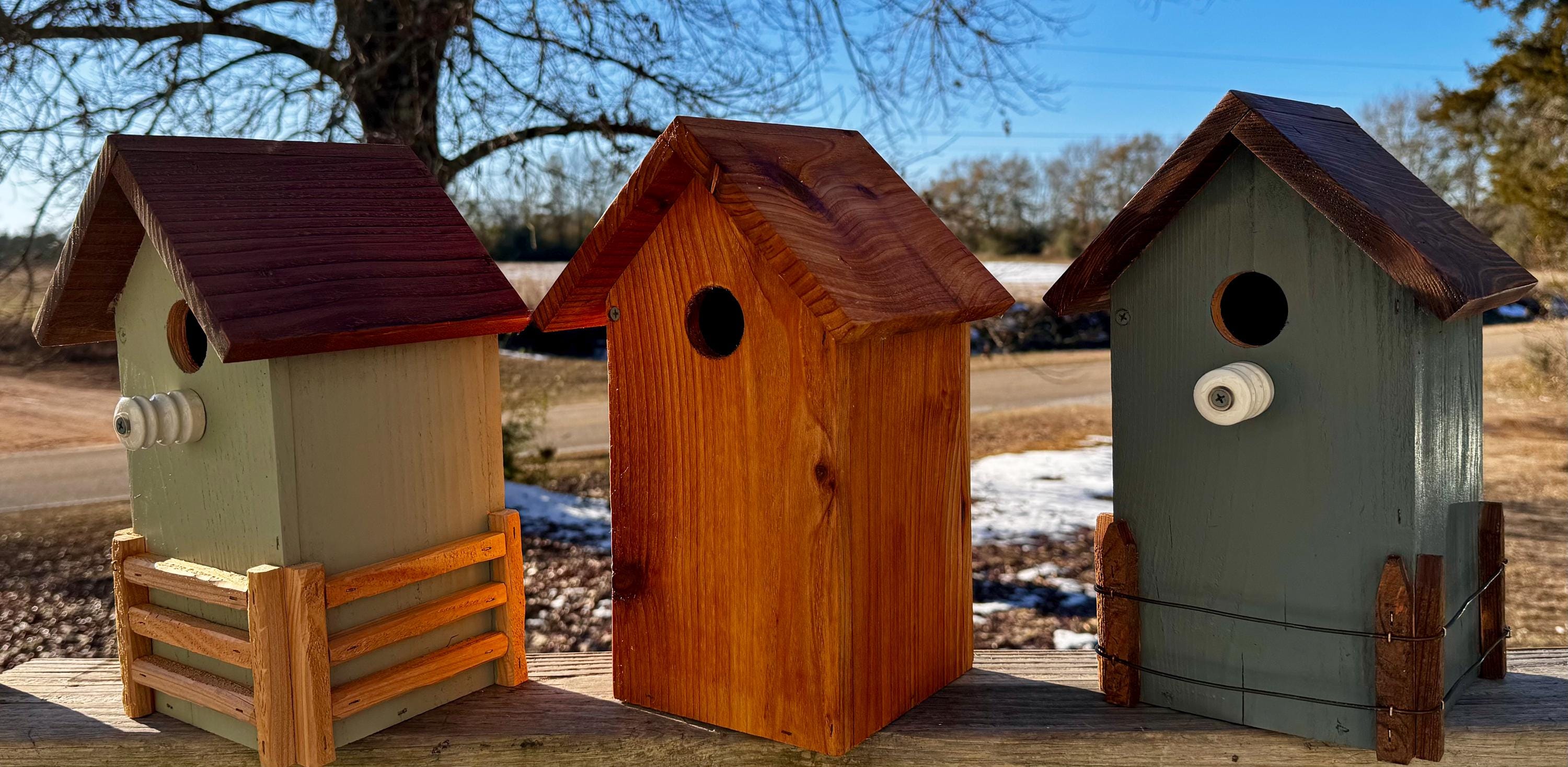Rustic Farm Inspired Bird House V2, (great Bluebird House) - Etsy