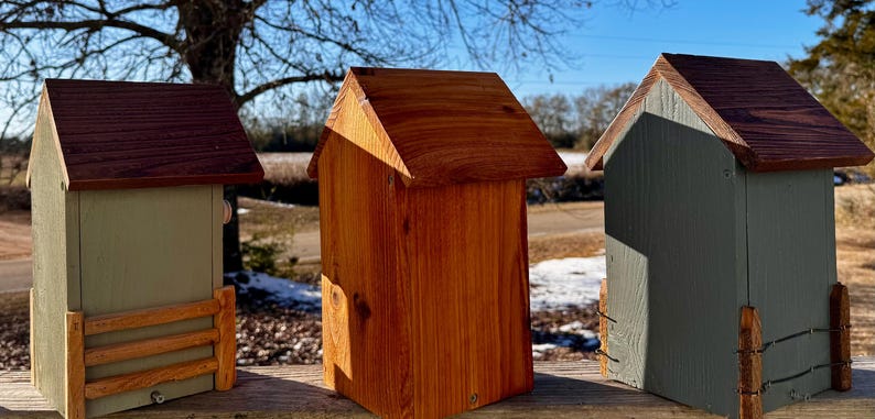 Rustic Farm Inspired Bird House V1 - Etsy