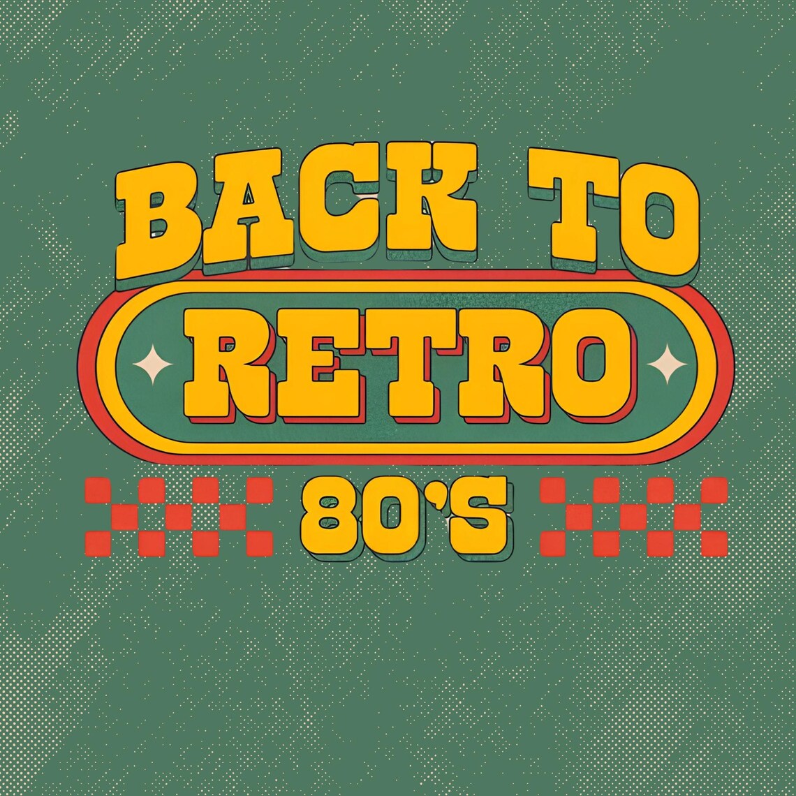 Retro Block Font, Procreate Fonts, Handwritten, Digital Planner ...