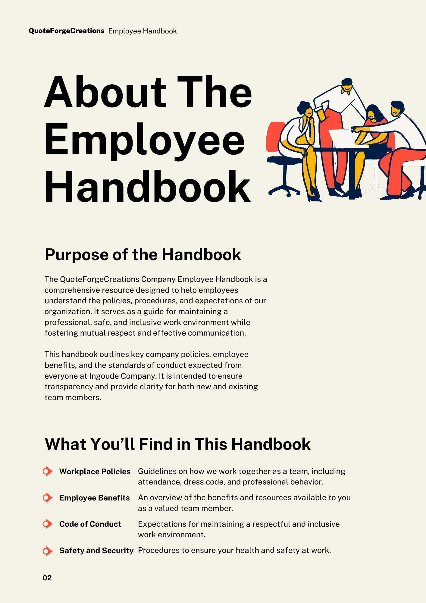 Comprehensive Employee Handbook Template: Policies, Procedures & Best ...