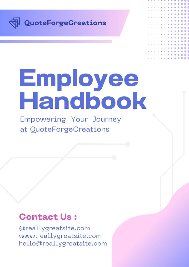 Comprehensive Employee Handbook Template: Policies, Procedures & Best ...