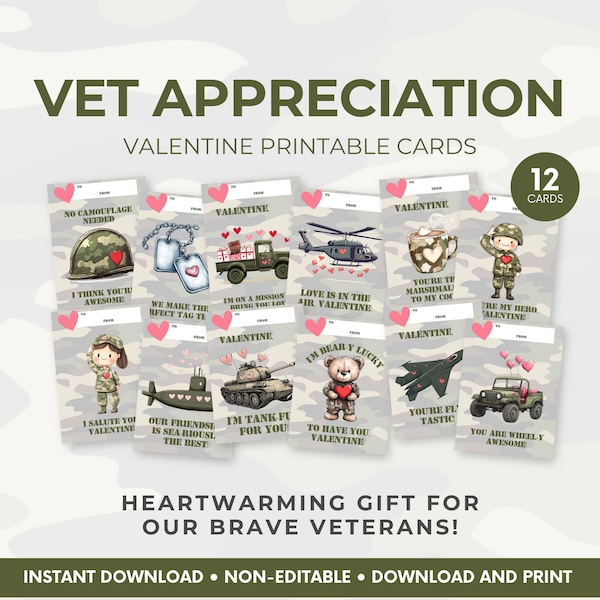 Military Valentine - Etsy