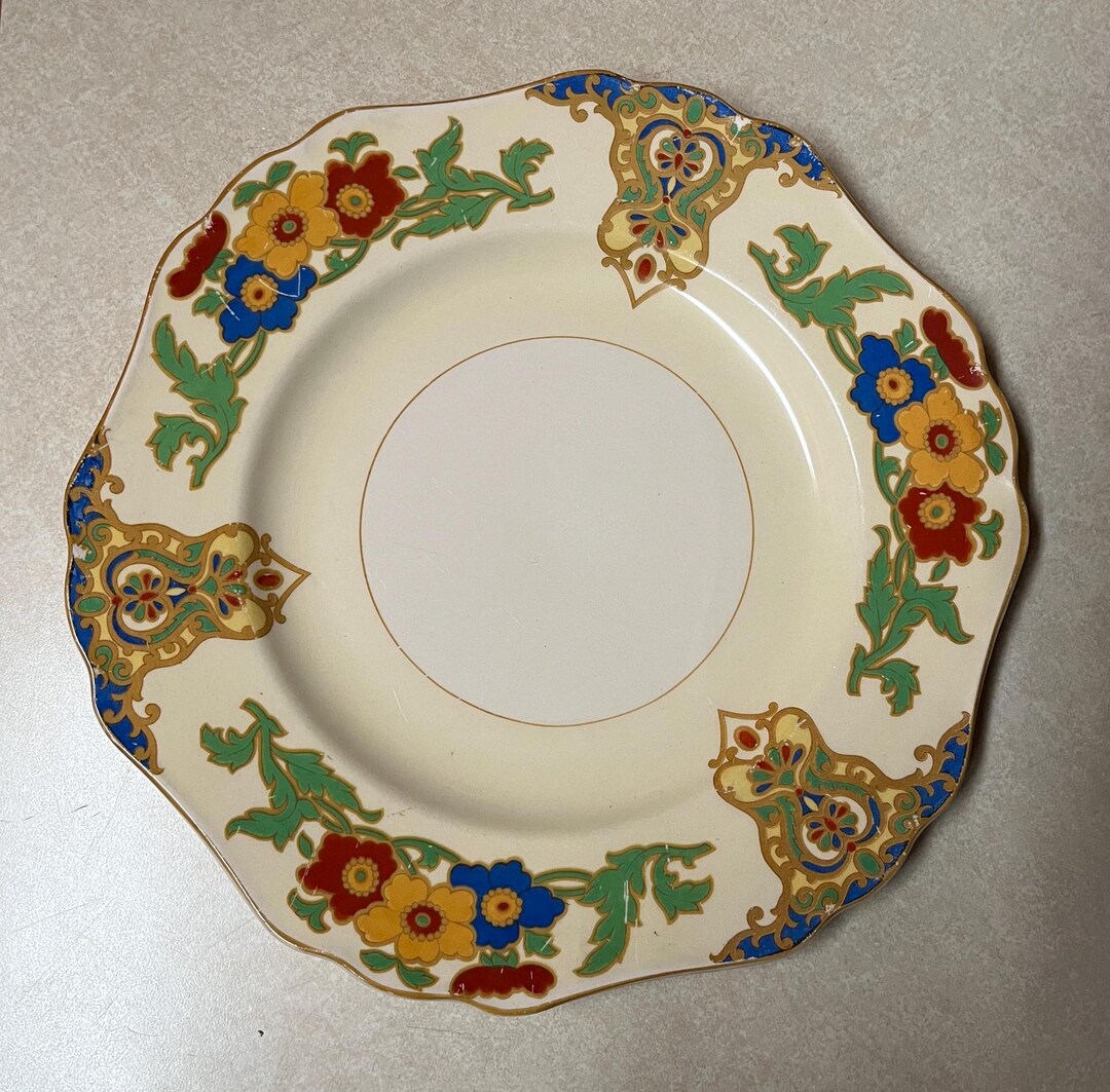 Vintage John Maddock & Sons Minerva Pattern Hexagon Porcelain Dinner ...