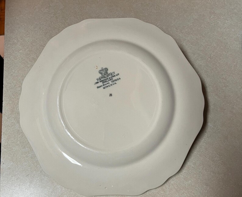 Vintage John Maddock & Sons Minerva Pattern Hexagon Porcelain Dinner ...