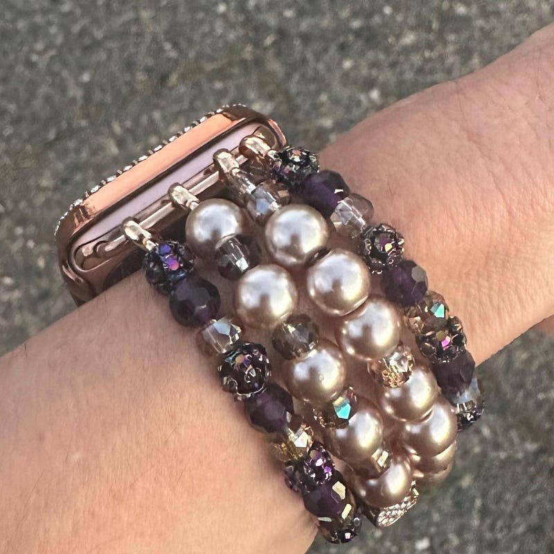 Beaded Watch Band - Etsy