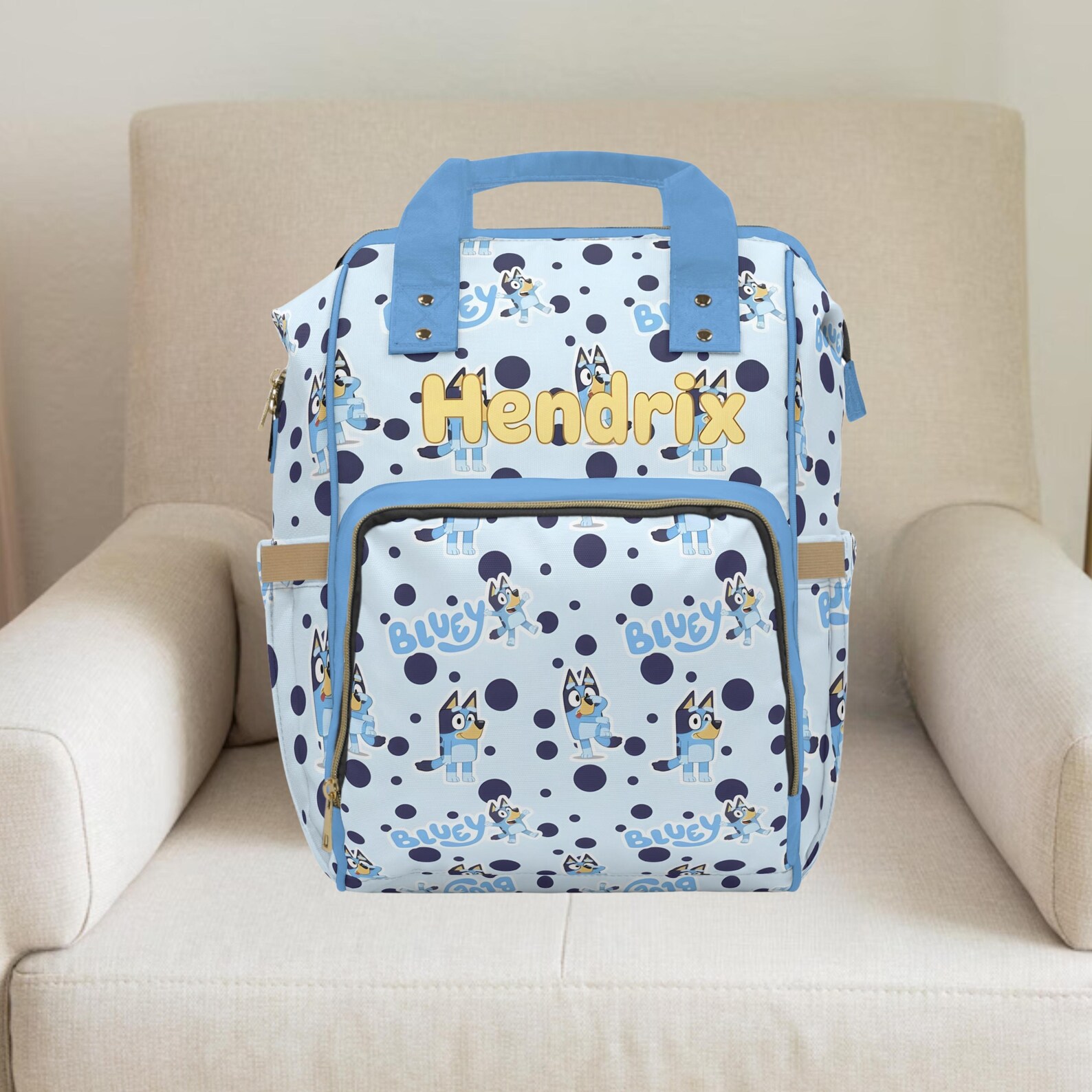 Bluey,bluey Backpack,boy Diaper Bag,custom Diaper Bag,boy Backpack ...