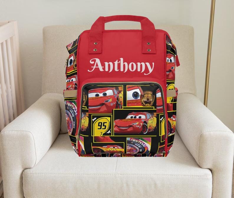 Cars Diaper Bag,lightning Mcqueen,cars Backpack,backpack,disney,pixar ...