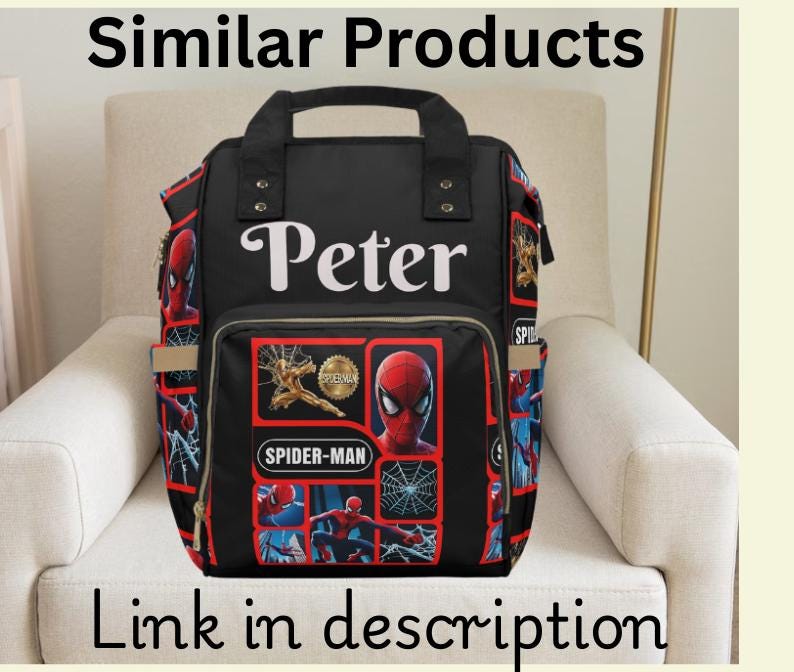 Spider Man,marvel,boy Diaper Bag,diaper Bag,hospital Bag,baby Boy ...