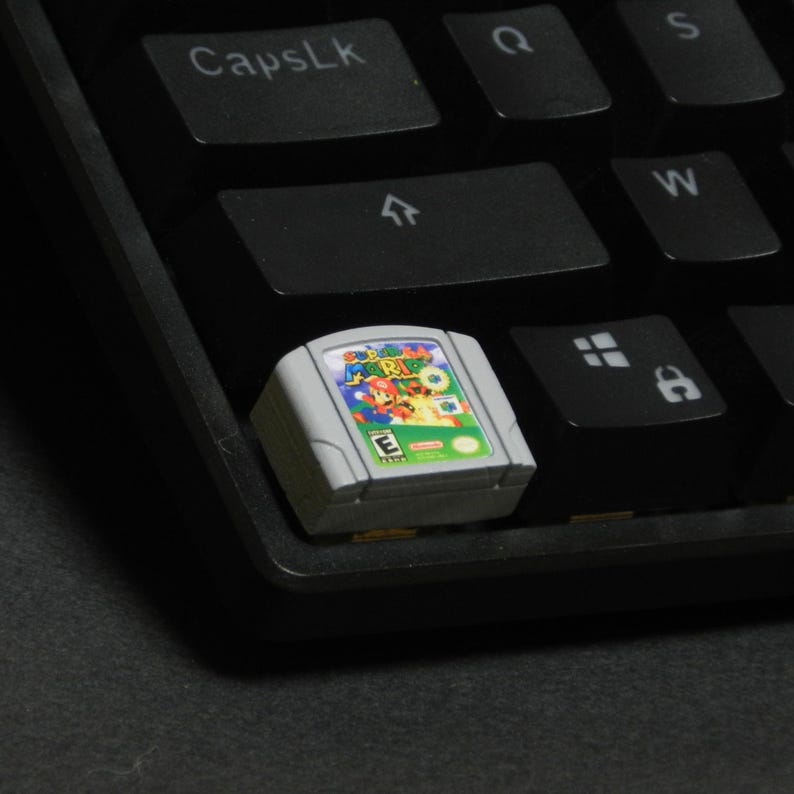 Mario 64 Artisan Keycaps for Mechanical Keyboards - Etsy