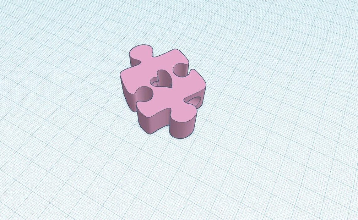 Autism Puzzle Straw Topper STL File for 3D Print AND Gcode for FDM ...