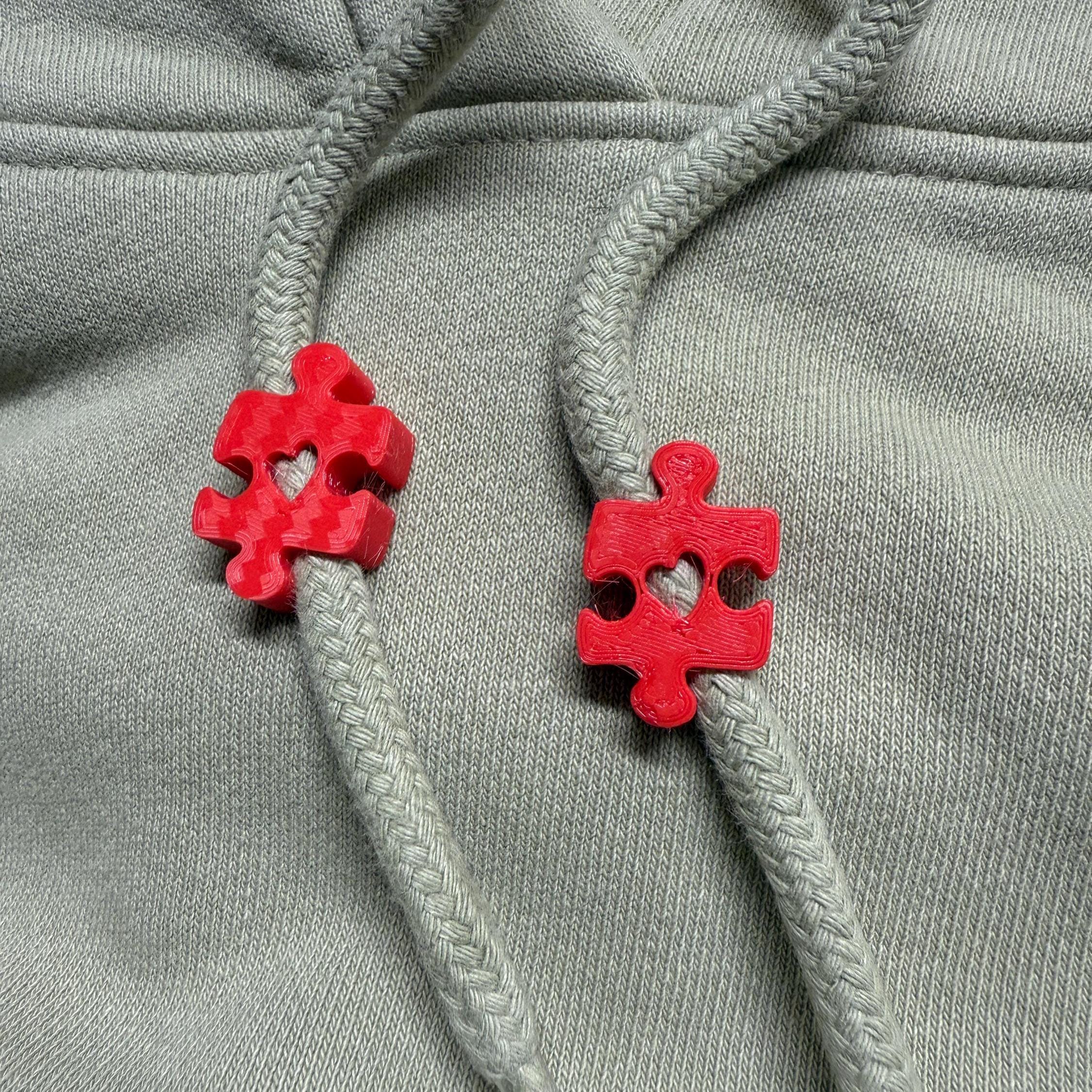 Autism Puzzle Hoodie Drawstring Beads STL File for 3D Print AND Gcode for FDM Machines - Etsy