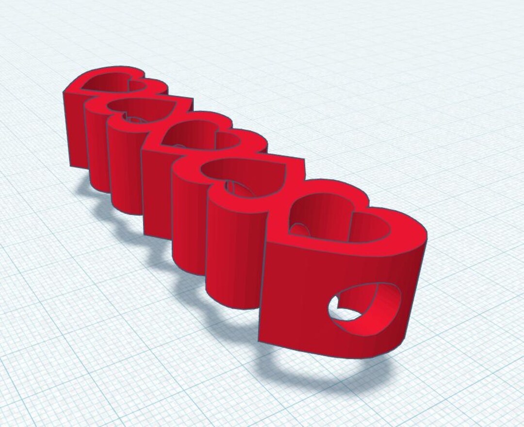 Heart Sharp Love Straw Topper Straw Buddy Charm Decor STL Digital Files ...