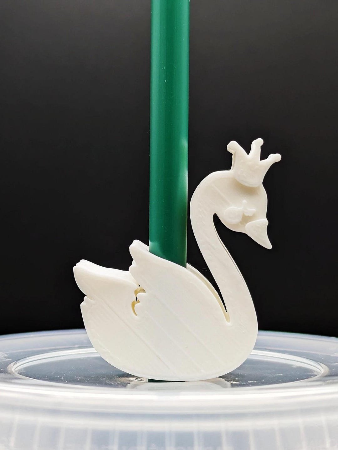 Swan Princess Straw Topper STL File for 3D Print and Gcode Files for ...
