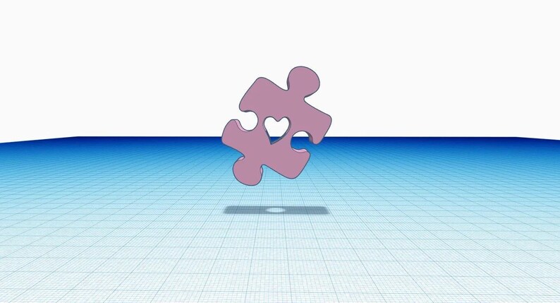 Autism Puzzle Straw Topper STL File for 3D Print AND Gcode for FDM ...