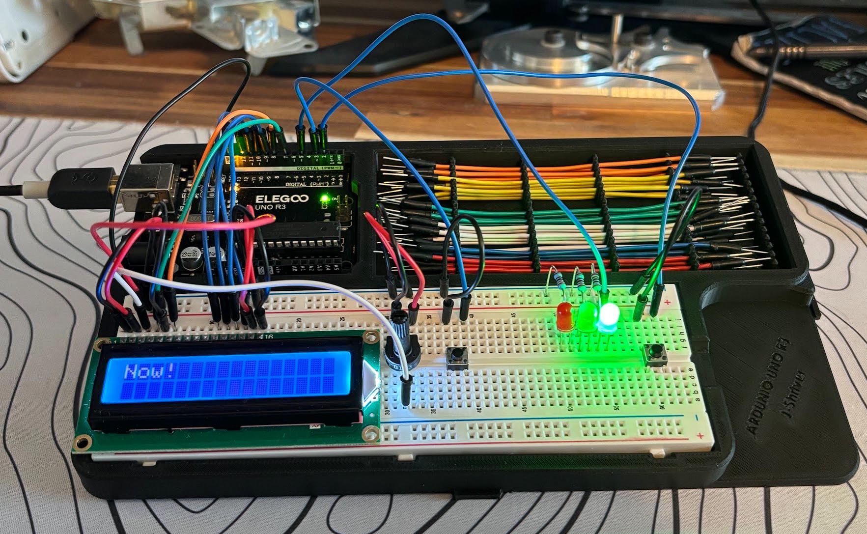 Snap on Arduino UNO Travel/organizer Tray. for the Popular ELEGOO ...