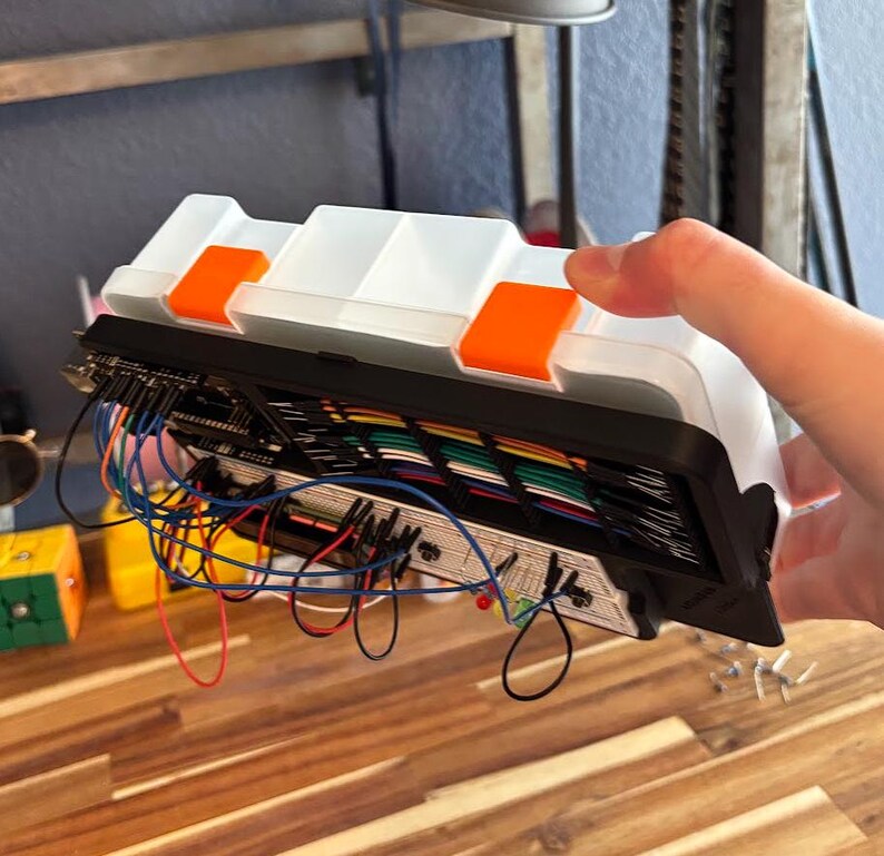 Snap on Arduino UNO Travel/organizer Tray. for the Popular ELEGOO ...