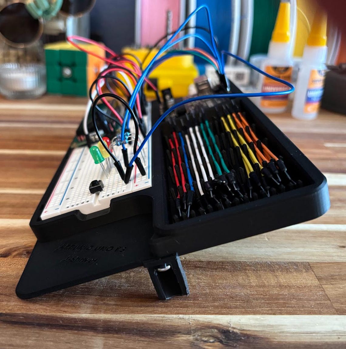 Snap on Arduino UNO Travel/organizer Tray. for the Popular ELEGOO ...