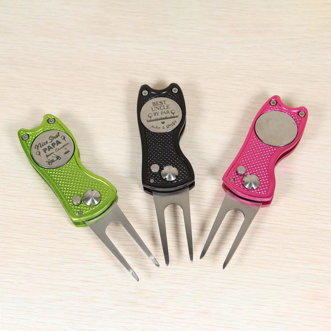 Custom Dad Golf Divot Tool With Ball Marker, Personalized Engraved Golf ...