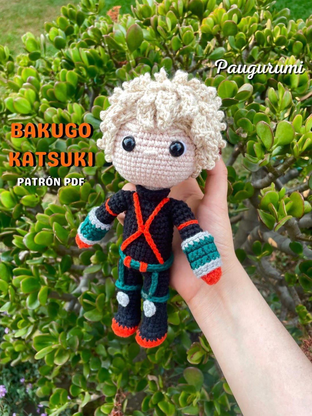 Bakugo Katsuki Amigurumi - PDF Pattern - Etsy