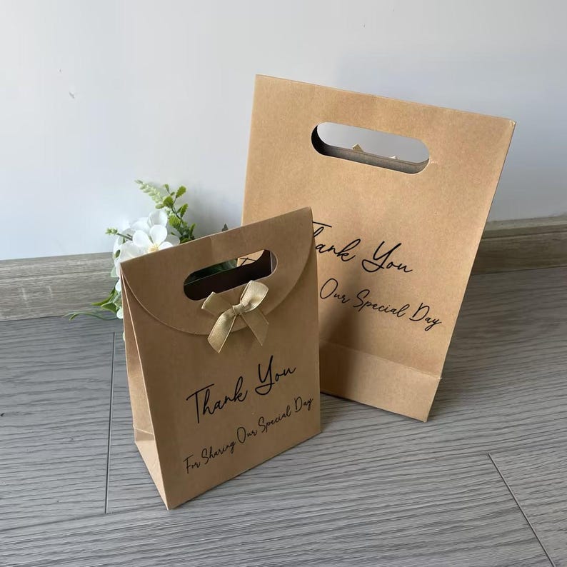 Thank You for Sharing Our Special Day Gift Bag, Eco Friendly ...