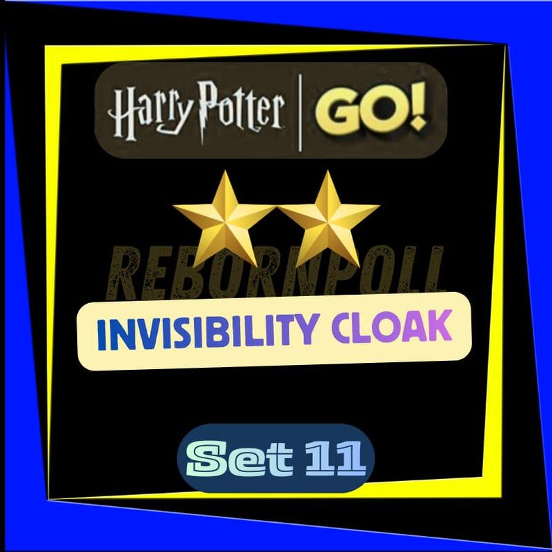 Invisibility Cloak - Monopoly Stickers / Cards 2 Star | Harry Potter ...