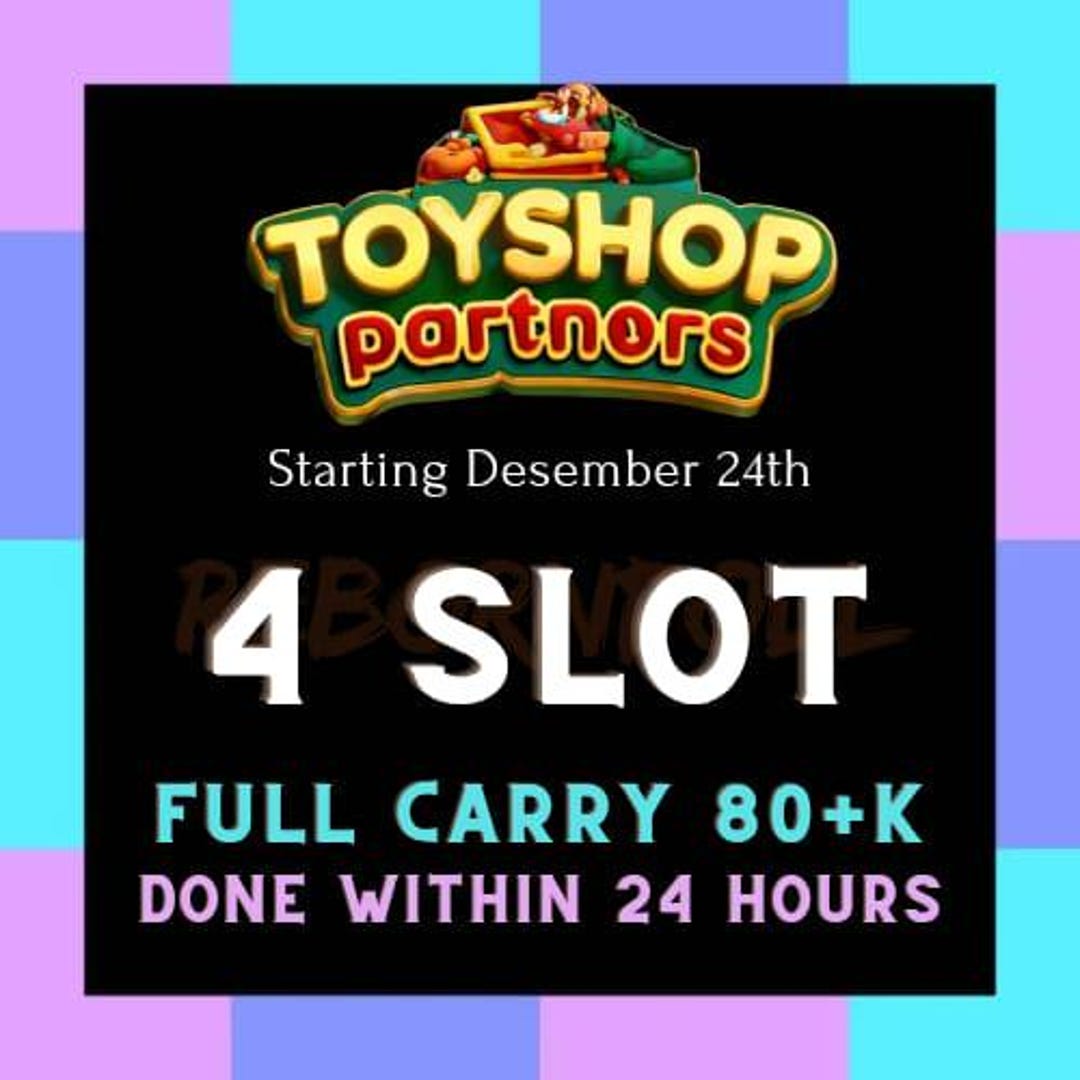 TOYSHOP Partners - 4 Slot - Monopoly Go - Partners Event Full Carry 80k ...