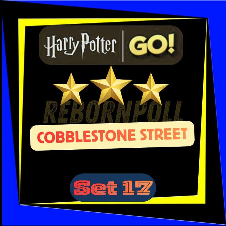 Cobblestone Street - Monopoly Stickers / Cards 3 Star | Harry Potter ...