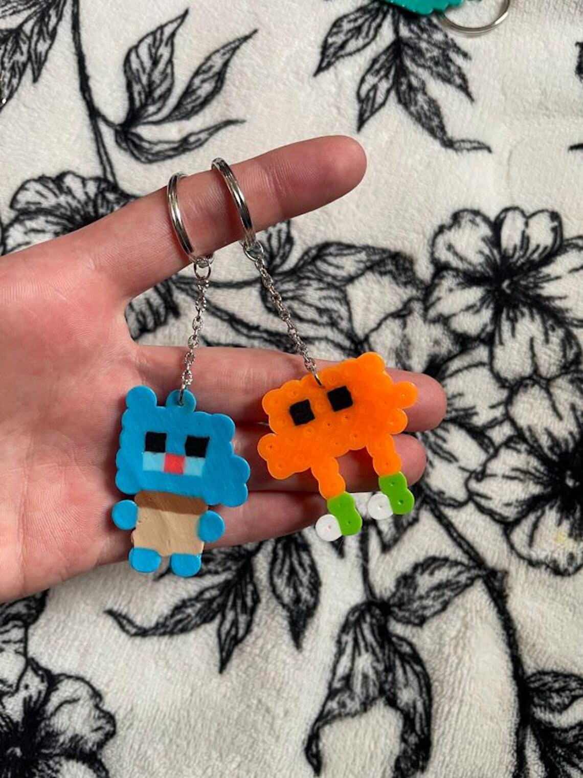 Gumball & Darwin Perlerbead Keychains - Etsy
