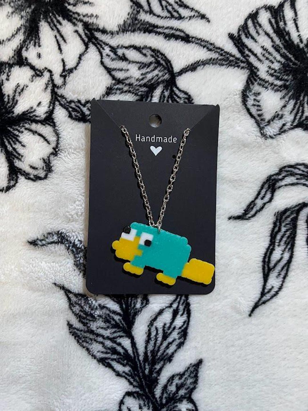 Platypus Perler Bead Necklace - Etsy