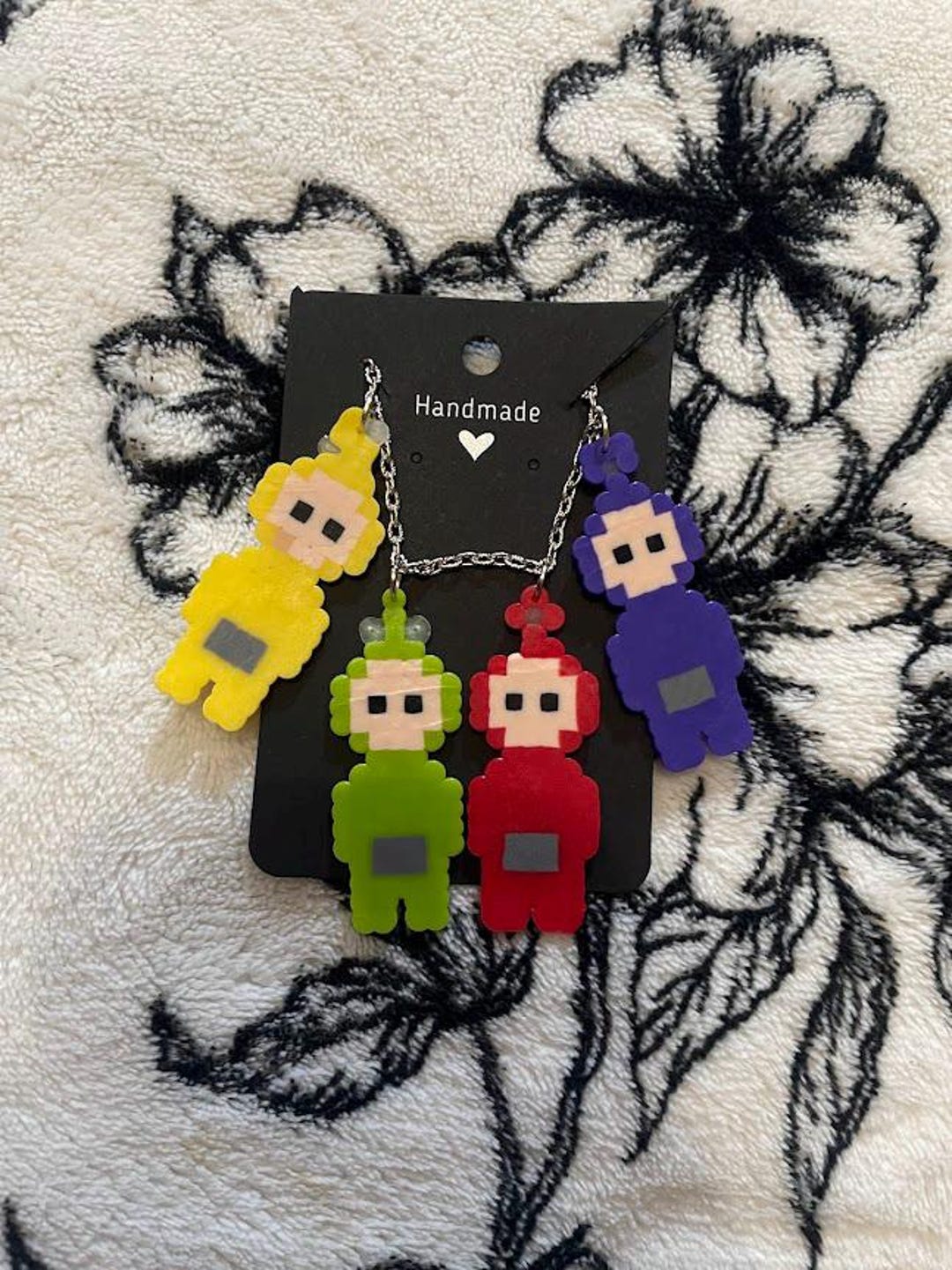 Teletubbies Perlerbead Necklace - Etsy