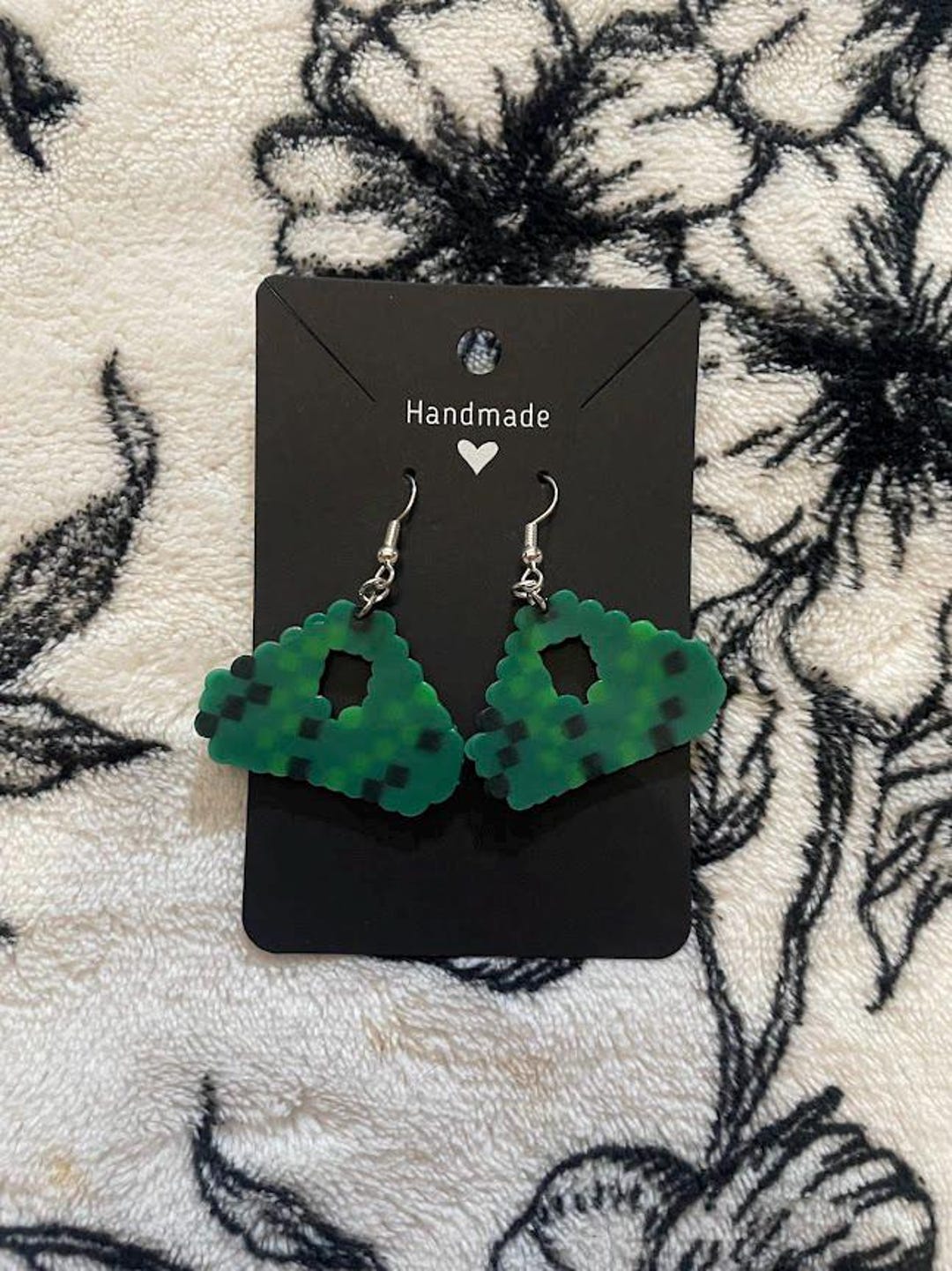 Coraline Seeing Stone Perlerbead Earrings - Etsy