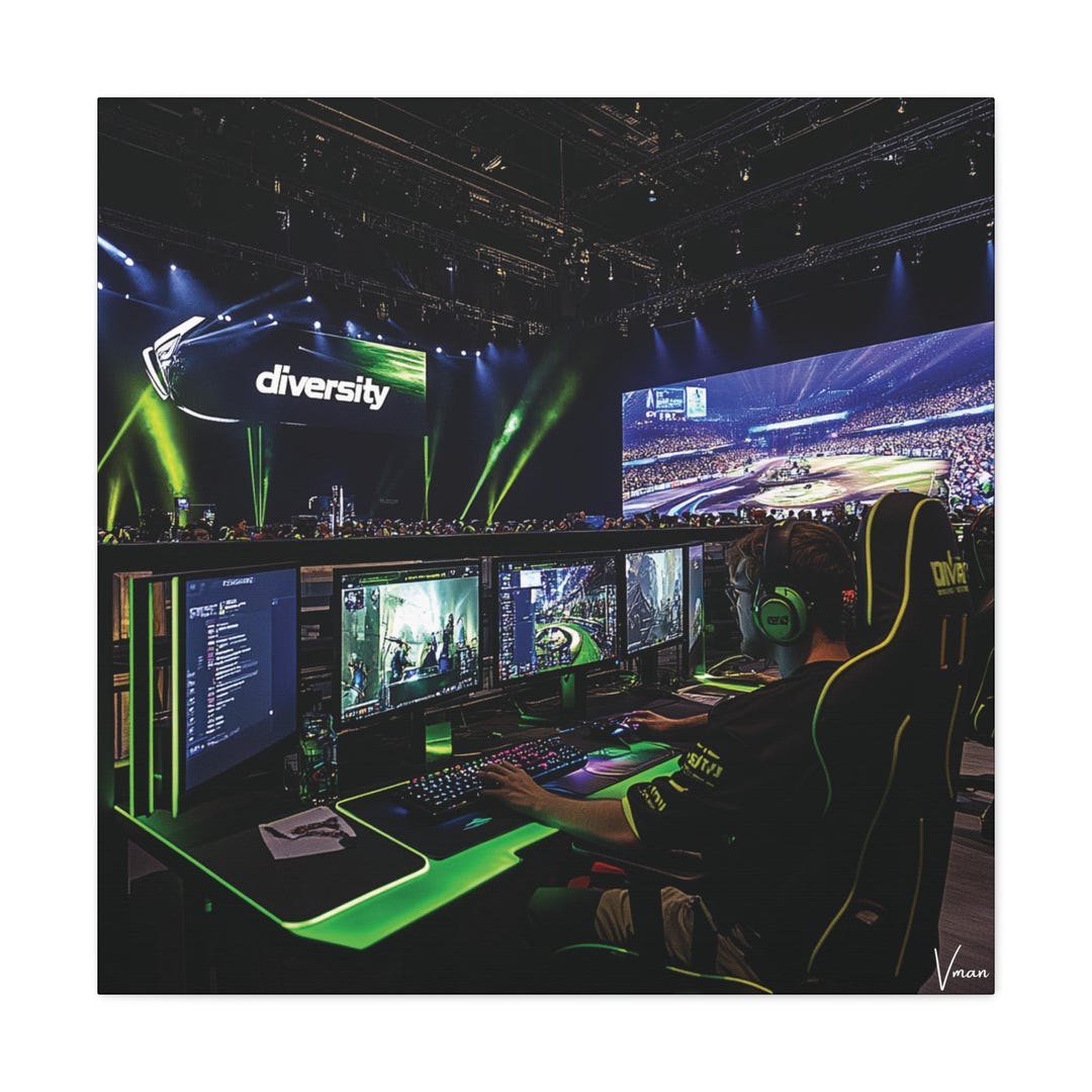 Esports Fan Art Team7 - Stunning Paintings for Gamers & Gaming Decor ...