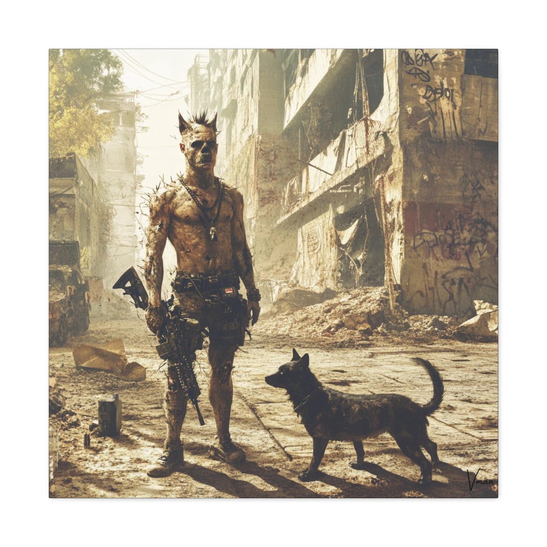 Canvas Fallout Last Gamer Stand9 - Unique Gaming Wall Art for Gamers ...