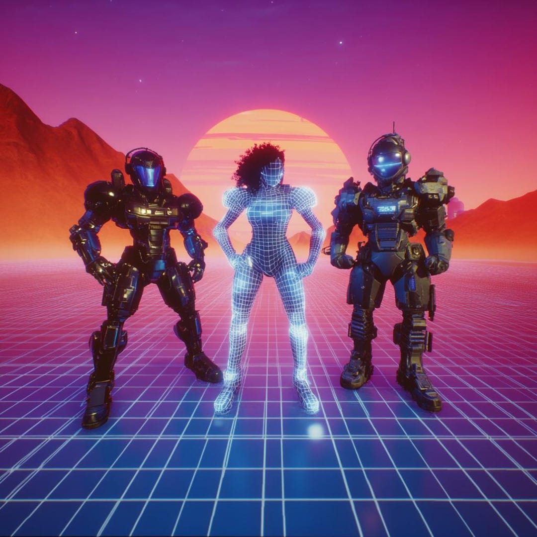 Retro Synthwave Egaming4 - Vintage Game Art Print, 80s Style Wall Decor ...