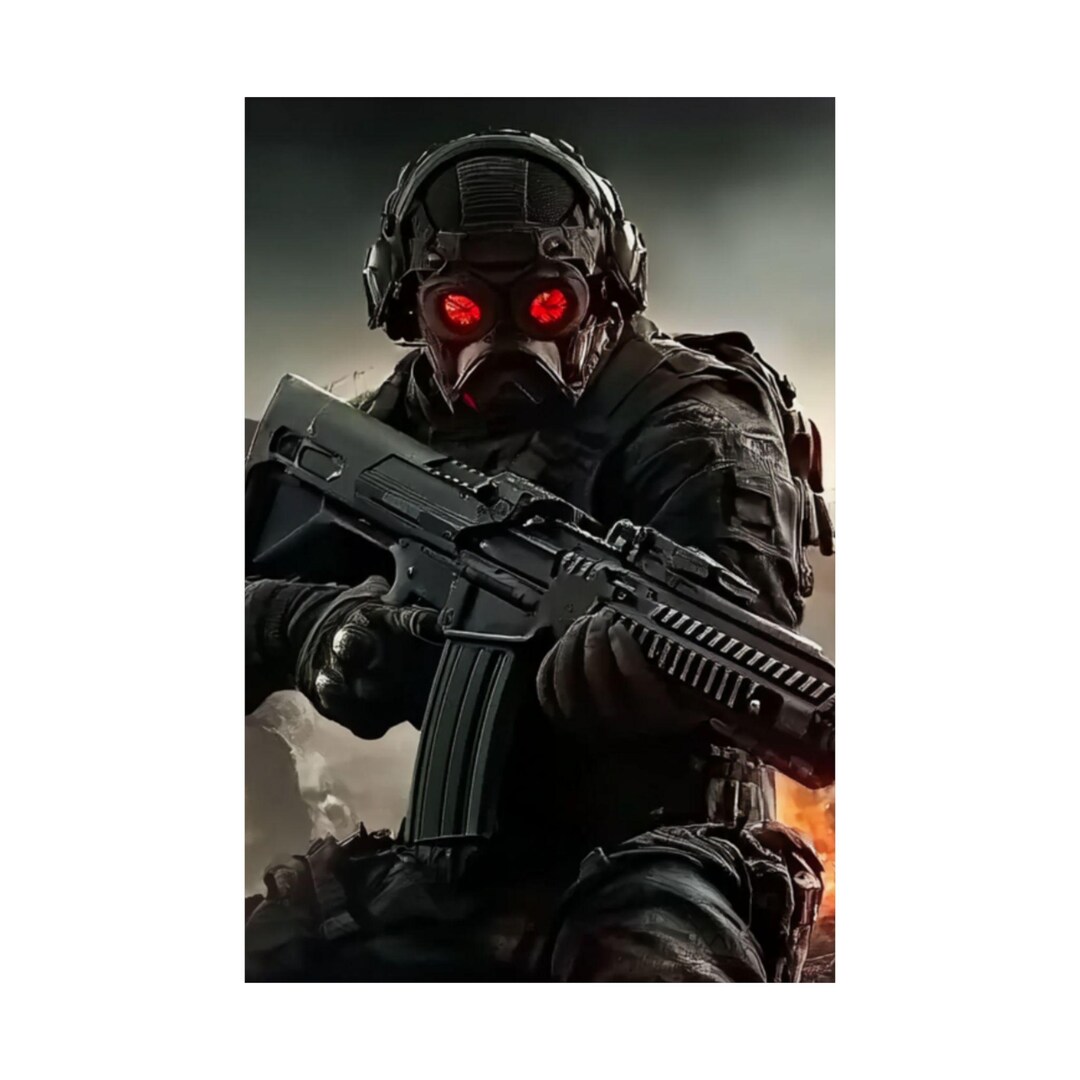 FPS or First Person Shooter Poster - Video Game Artwork, Vibrant Prints ...