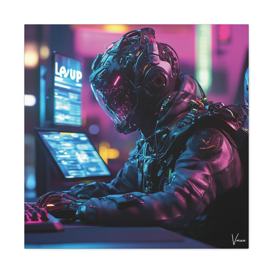 Canvas Prints, Gamer Wall Art, Video Game Room Decor, Male Gamer ...