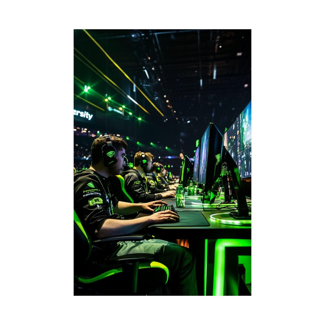 Esports Fan Poster - Team6 Game Room Decor & Gift Ideas for Gamers ...