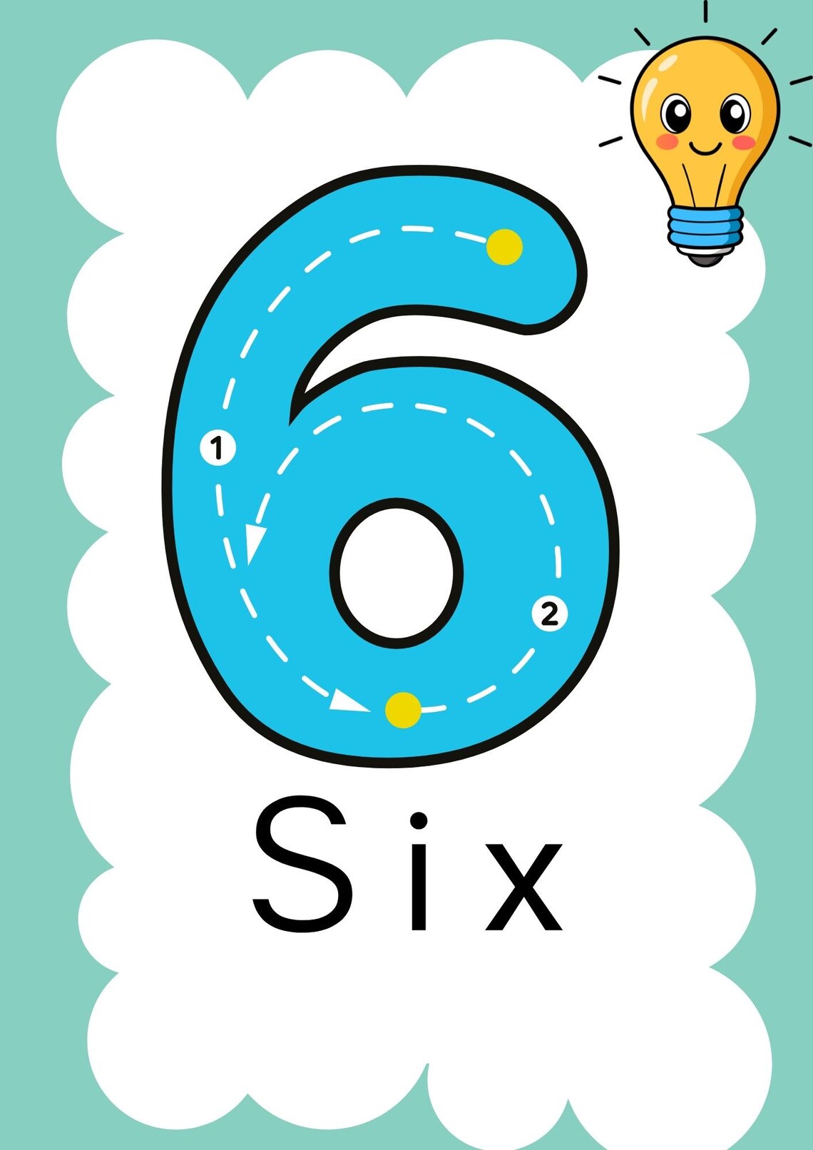 Number Flashcards 1-20 - Etsy