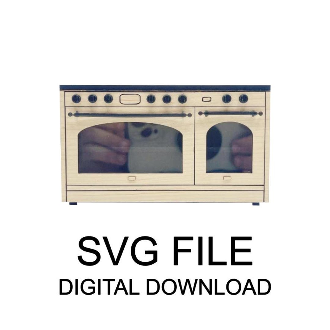 Stove Vintage Double SVG (DIGITAL DOWNLOAD) - Etsy