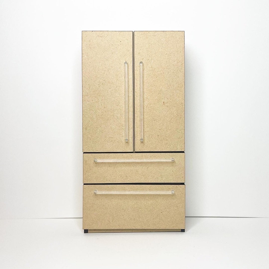 1:12 Scale Fridge With Two Drawers - Etsy