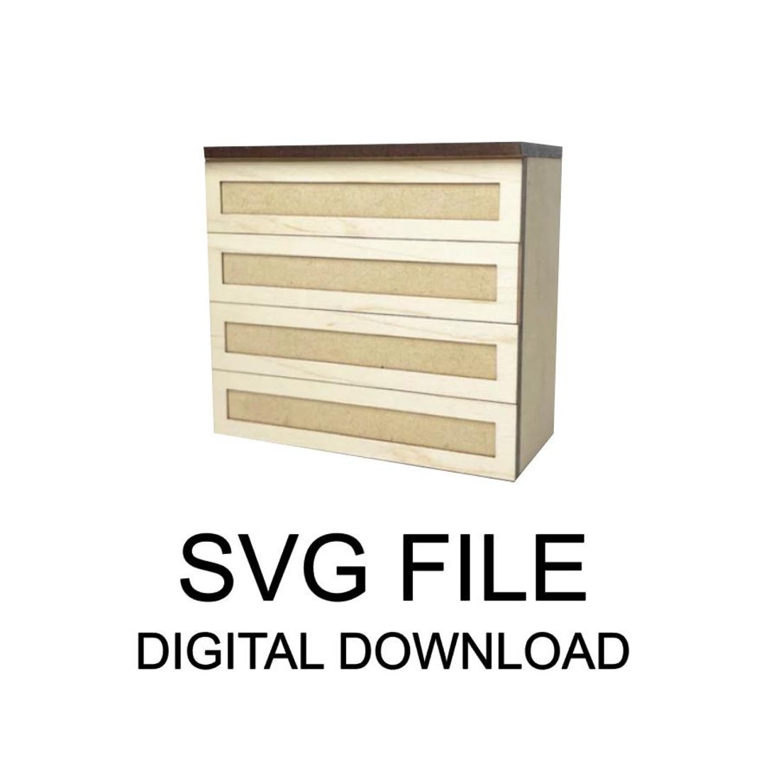 Double Lower Cabinet SVG (DIGITAL DOWNLOAD) - Etsy