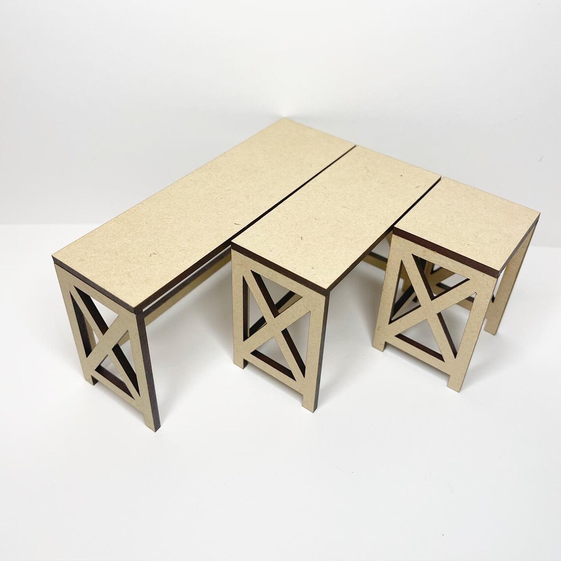 1:12 Scale Farmhouse Desk (medium) - Etsy