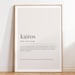 Kairos Definition Print, Greek Word Wall Art, Inspirational Typography ...