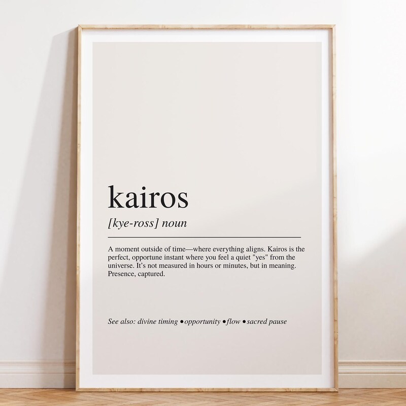 Kairos - Etsy