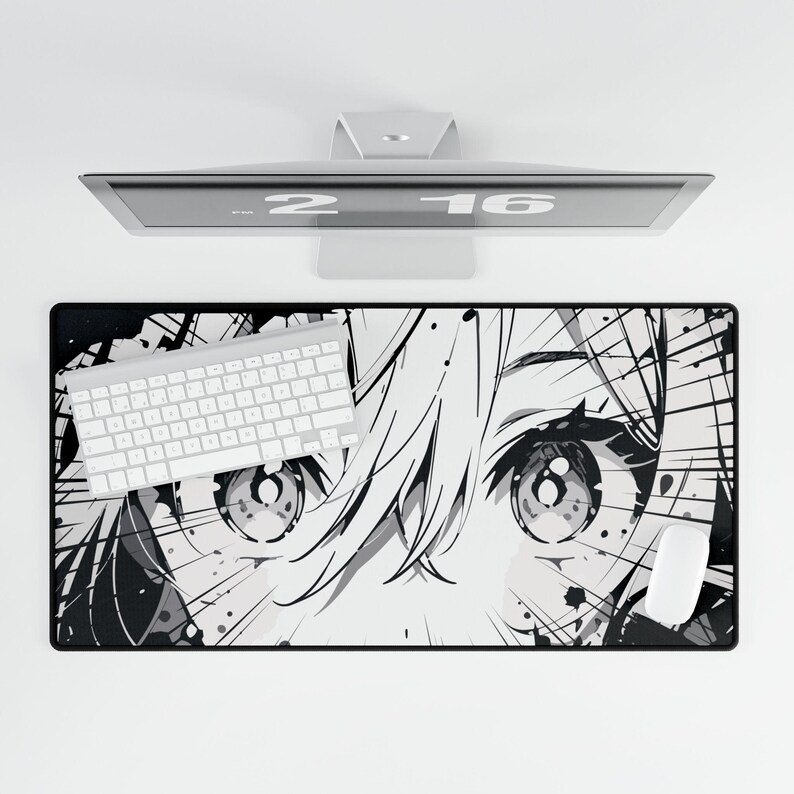Anime Desk Mat - Cute Kawaii Japanese Mouse Pad for Gamers, Otaku ...