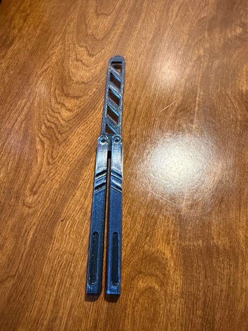 Balisong Trainer Fidget Toy Safe Butterfly Knife for Tricks and Stress ...