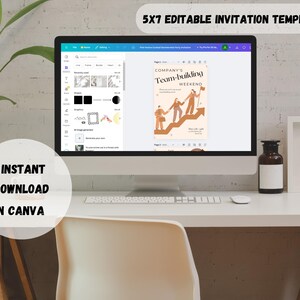 Corporate Team Building Weekend Invitation Template | Editable Digital ...