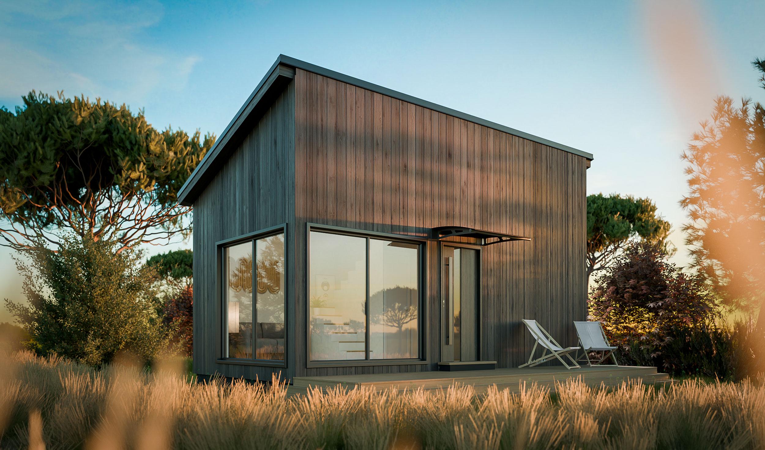 300 Sq Ft Tiny House Plans 1 Bedroom Minimalist Small Home Floor Plan ...