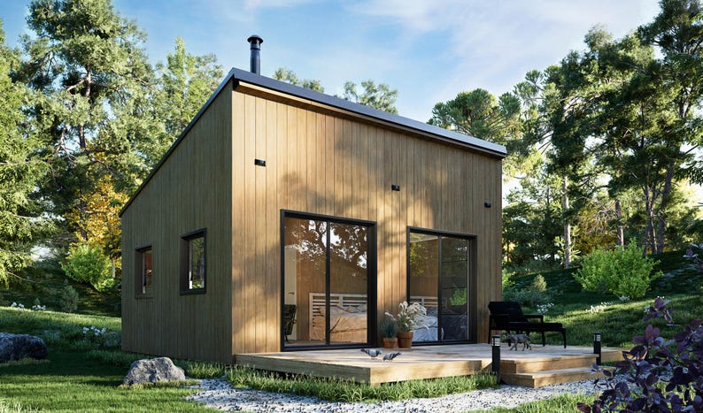 Tiny House Plans – 16x20 Modern, Compact, and Diy-friendly Small House ...